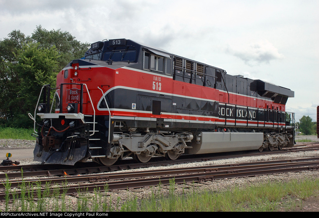 IAIS 513, GE ES44AC, Rock Island Heritage unit at